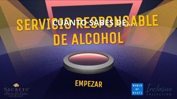 QUIZ SERVICIO REPONSABLE DE ALCOHOL | Genially