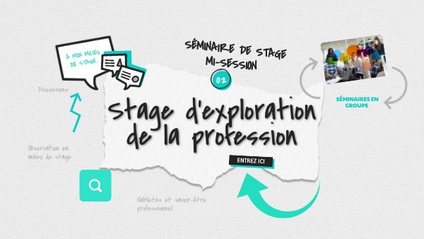 Module 2 - Stage d'exploration de la profession