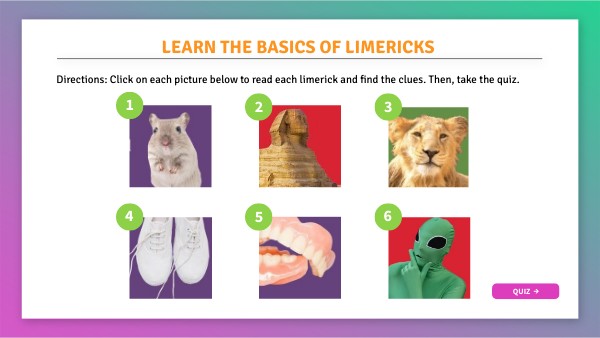 Limericks | Genially