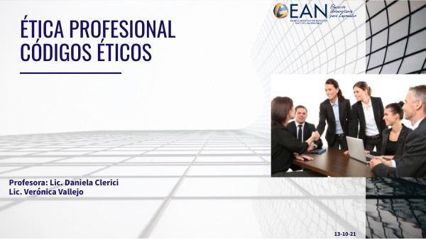 Presentación Códigos de ética | Genially