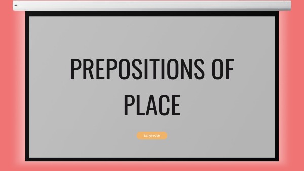 prepositions of place | Genially