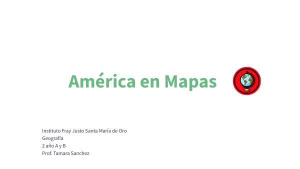 América en mapas | Genially