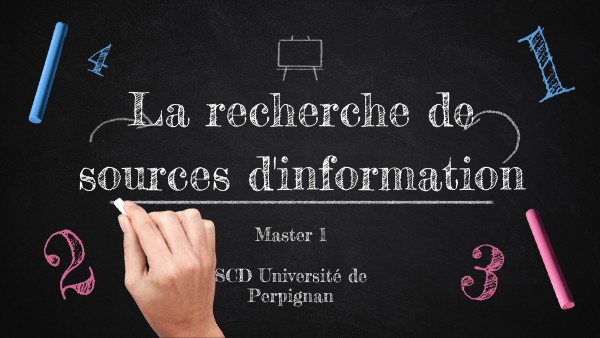 La recherche de sources d'information