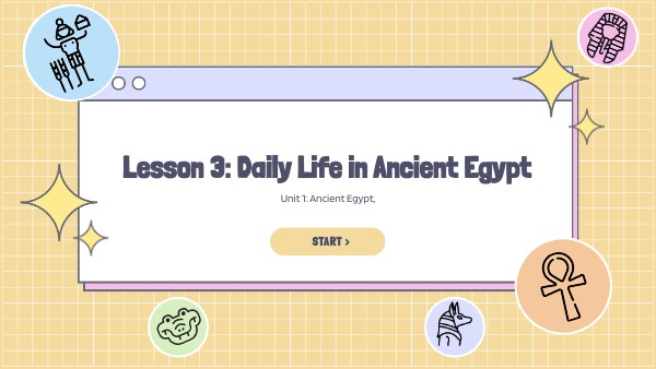 Daily Life in Ancient Egypt | Genially