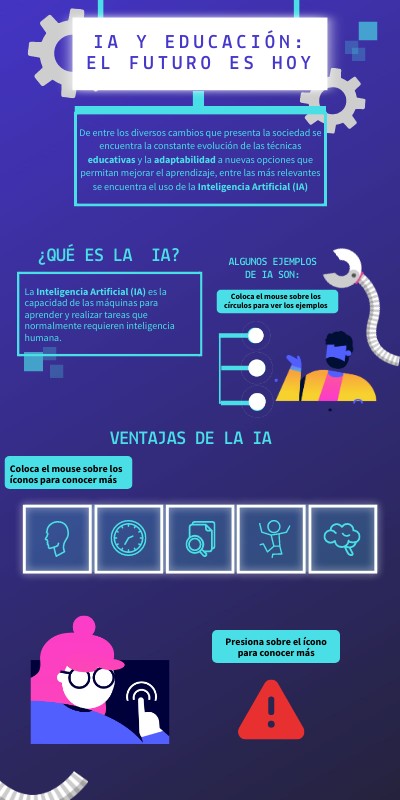 Infografia IA y educación | Genially