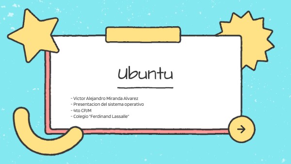 Presentacion "UNBUNTU"