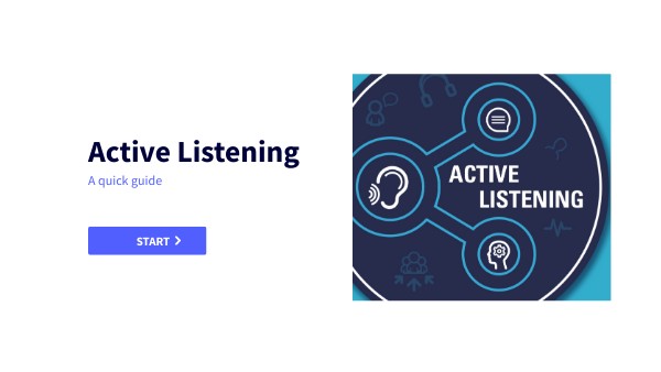 Active listening quick guide | Genially