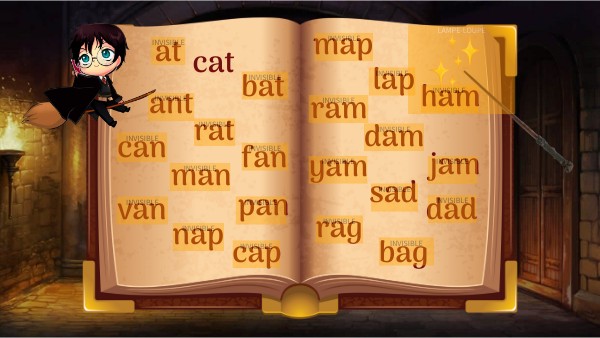 Harry Potter Short vowels reading | Genially