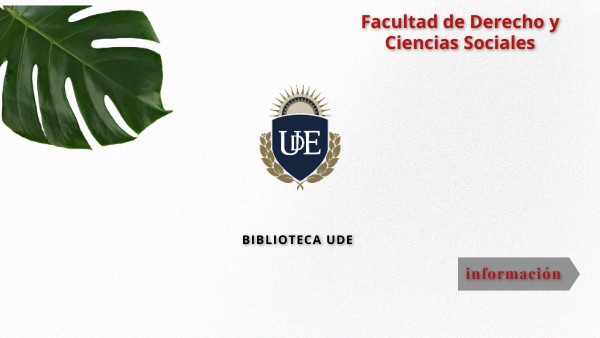 Sección biblioteca - Curso de Ingreso UDE | Genially