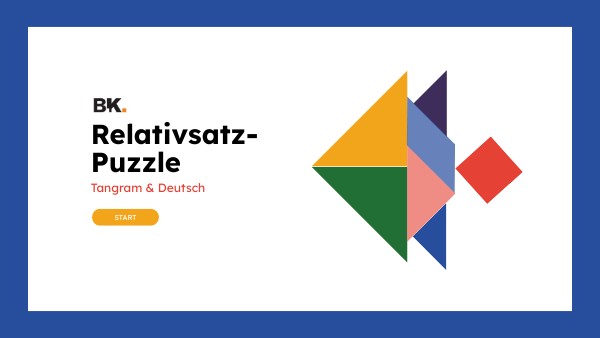TANGRAM: Relativsatz-Puzzle | Genially