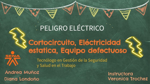 Corto circuito, electrticidad estática, equipo defectuoso