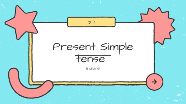 present tense verb QUIZ