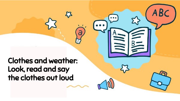 Clothes and weather | Genially