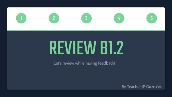 B1 Review | Genially