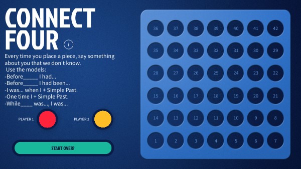 CONNECT FOUR GAME | Genially