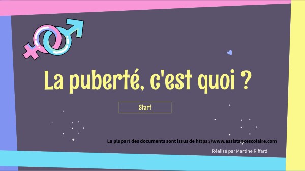 La puberté, c'est quoi ? | Genially