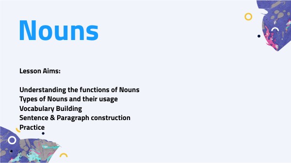 Nouns - Main