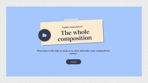 the whole composition | Genially
