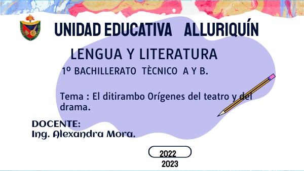 LENGUA Y LITERTURA 1º BACH. P3 S2 | Genially