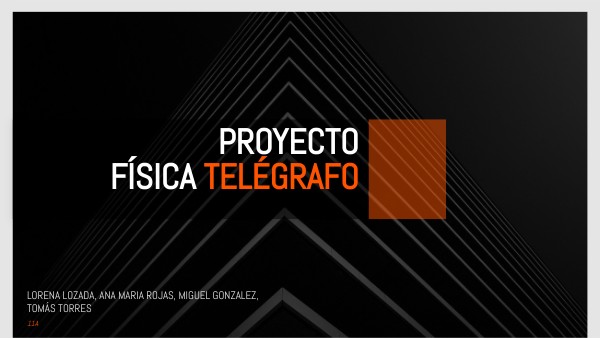 PROYECTO FÍSICA TELÉGRAFO | Genially