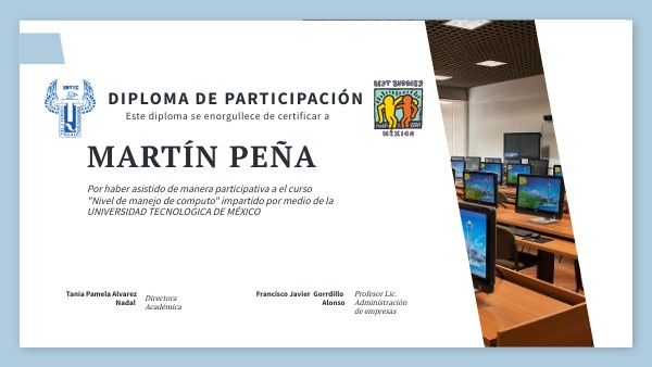 CERTIFICADO DIAGONAL