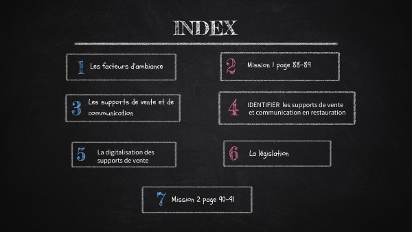 Les facteurs d'ambiance et les supports de vente en restauration | Genially