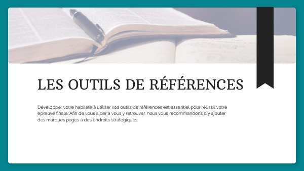 Les outils de référence | Genially