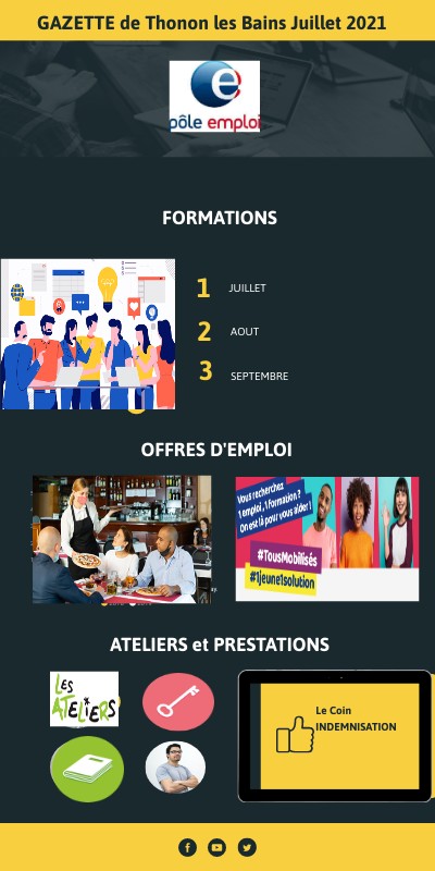 Gazette juillet | Genially