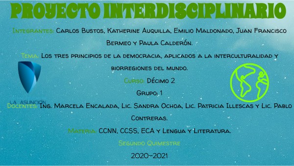 LOS TRES PRINCIPIOS DE LA DEMOCRACIA