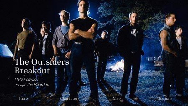 The Outsiders Escape Room | Genially