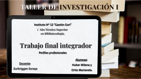TP integrador- perfiles bibliotecarios/habilidades y competencias | Genially