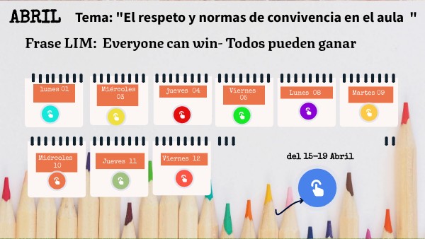 DEVOCIONAL ABRIL E.I.-6to EGB | Genially