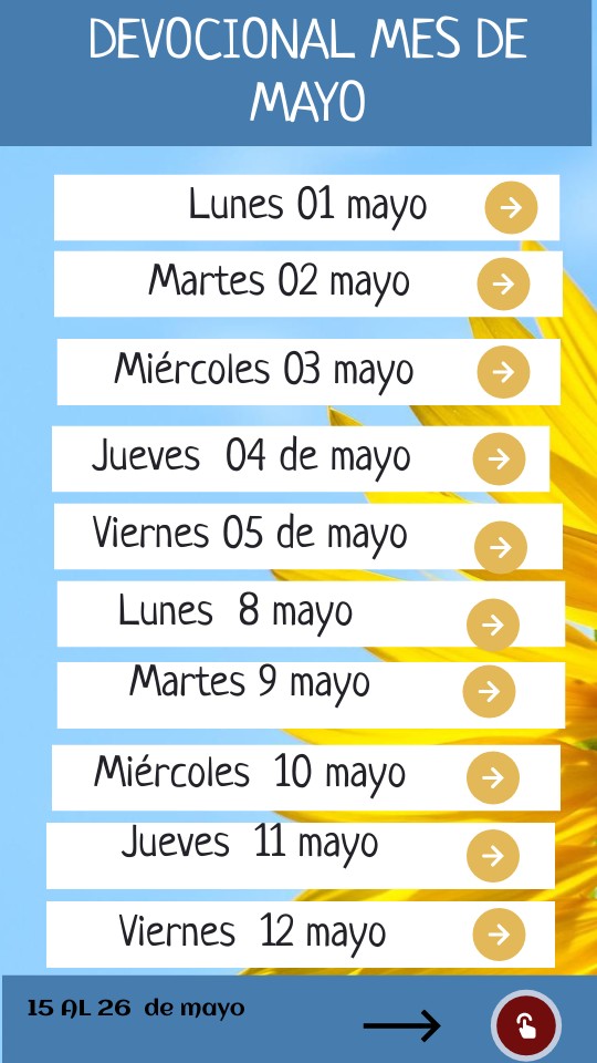 Devocional de Mayo