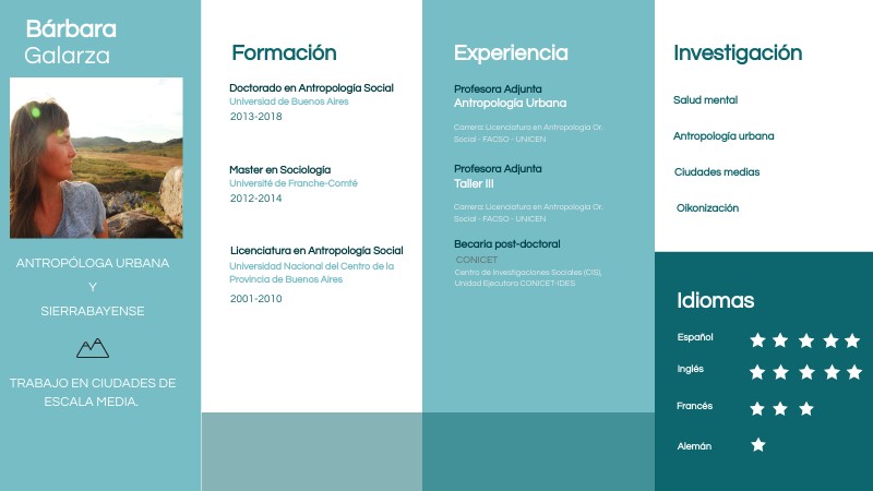 CV COMPACTO Bárbara | Genially