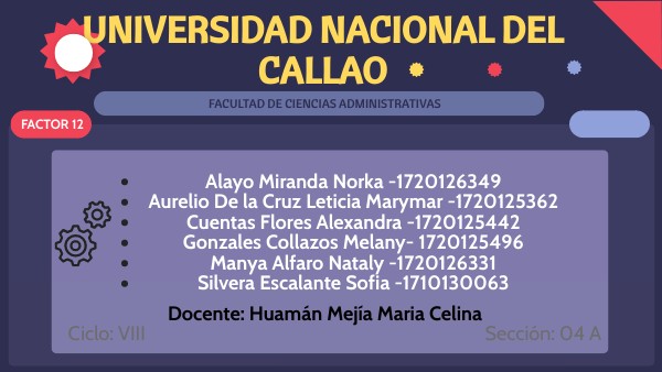 FACTOR 12 | Genially