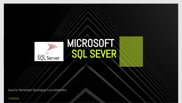 Microsoft SQL Server | Genially