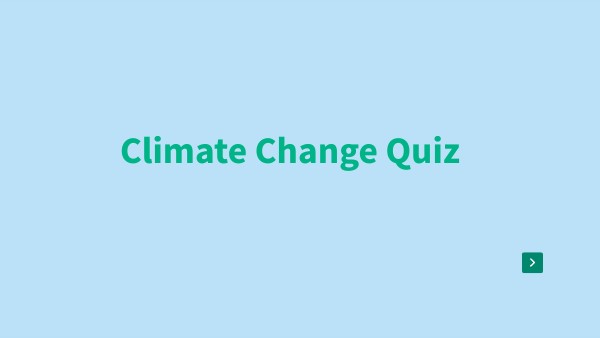 Climate Change Quiz