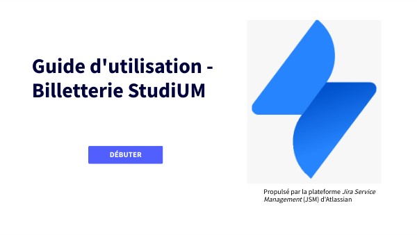 Guide d'utilisation - Billetterie aide StudiUM