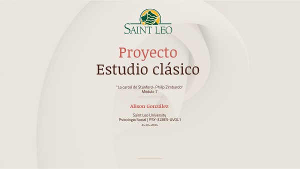 Proyecto Estudio Clásico