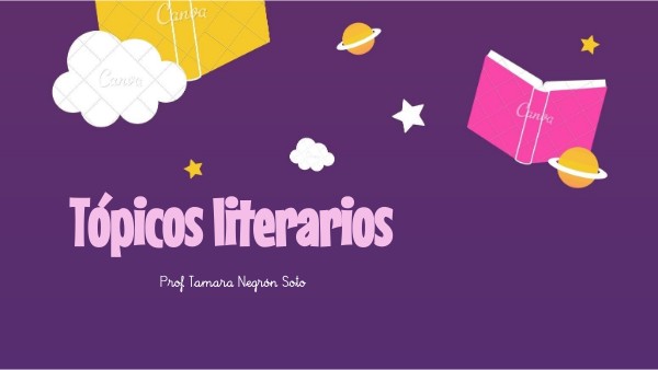 Tópicos Literarios | Genially