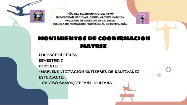 Movimientos de coordinación motriz