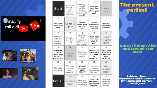 The present perfect A2.2 | Genially