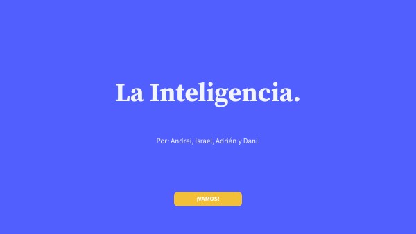 Psicología. Andrei, Nacho, Israel, Dani, Adrian | Genially