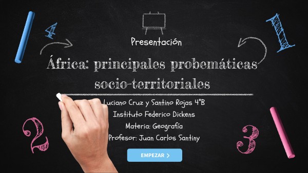 GEO. Clase 25. África. Principales problemáticas socio-territoriales. | Genially