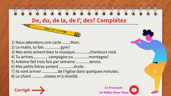 Exercices De Du De La Des