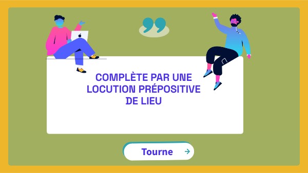 Locutions prépositives de lieu