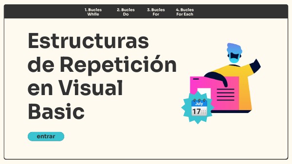 Estructuras de repetición en Visual Basic | Genially