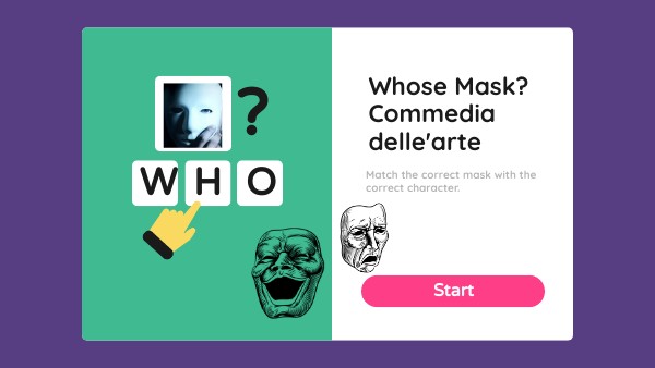 Commedia dell'arte Mask Match