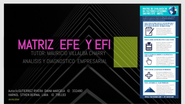 MATRIZ EFI Y EFE | Genially