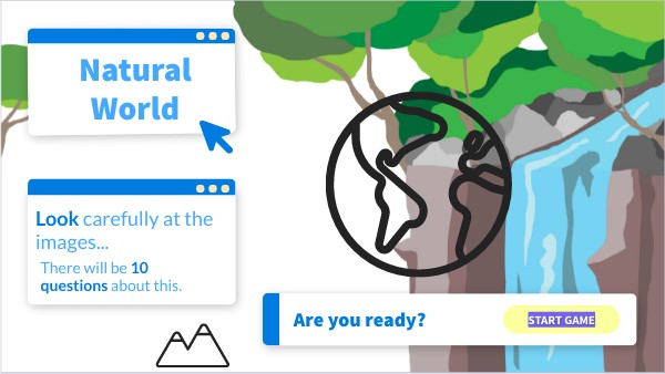 QUIZ IMAGEN ABOUT NATURAL WORLD